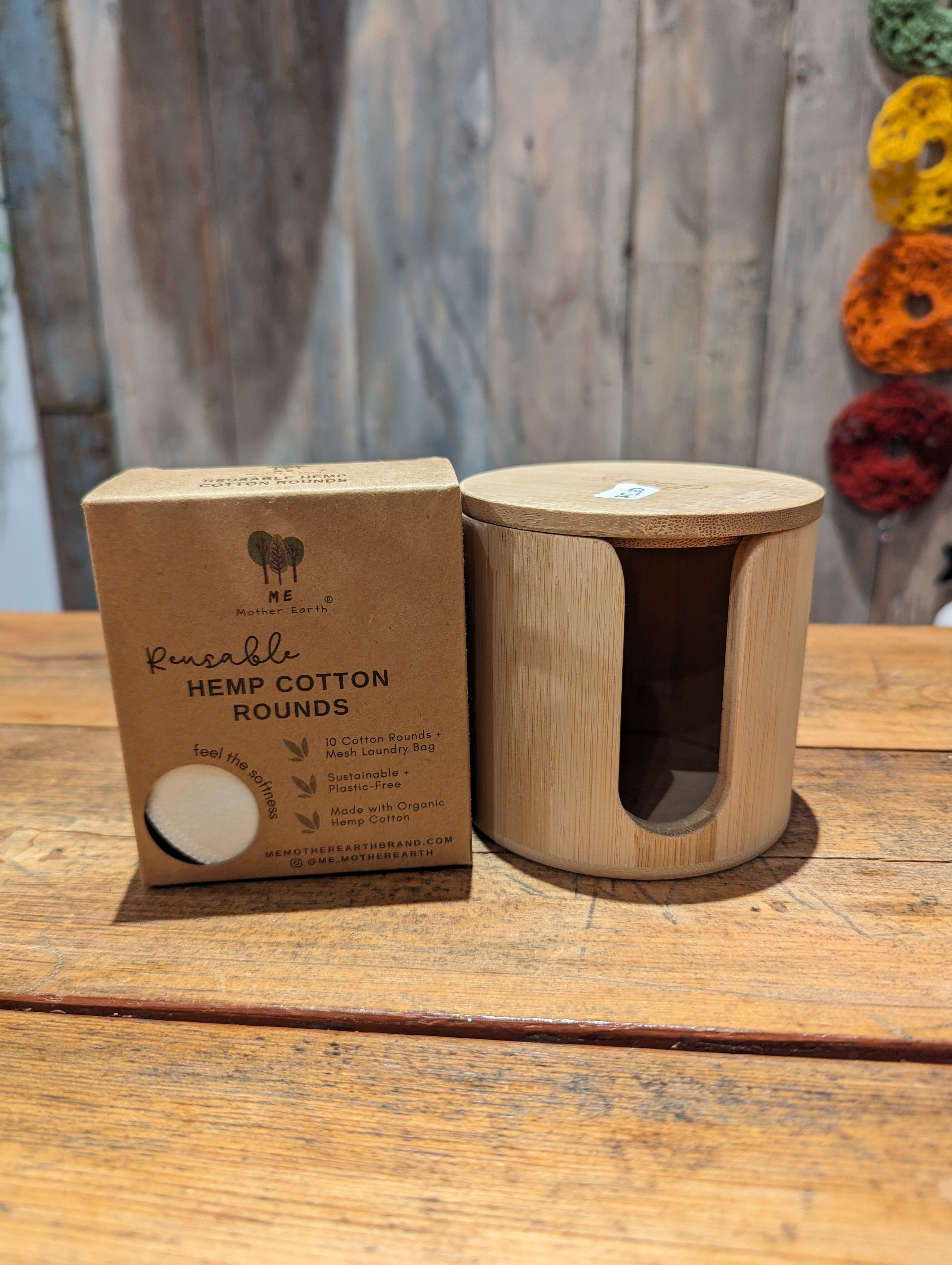 Hemp Facial Rounds and Bamboo Storage Case – Happy Earth